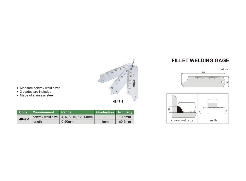 INSIZE Multifunctionele Lasmeter 62 mm - De Looper N.D.O.
