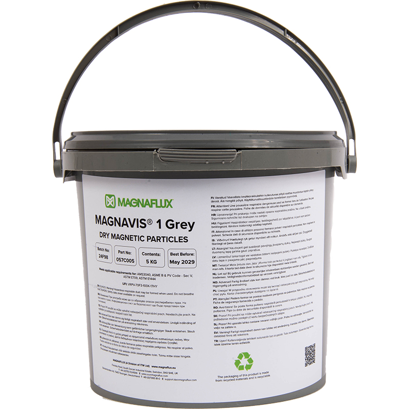 Magnaflux No.1 GREY POWDER (Magnavis) - De Looper N.D.O.